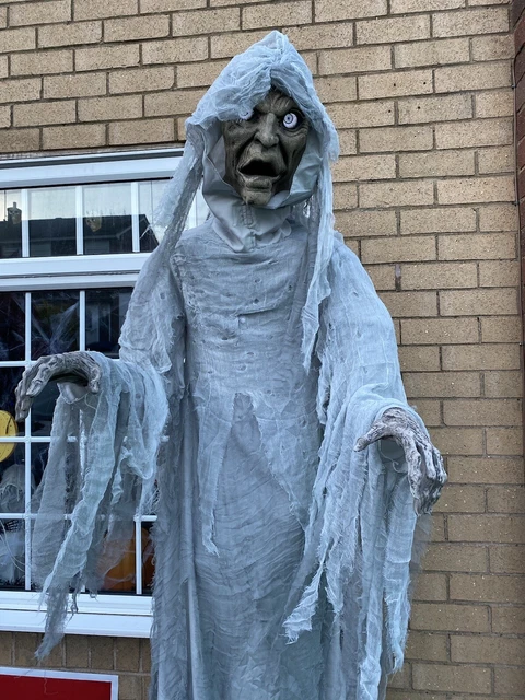 HALLOWEEN ANIMATED 7.2FT Wailing Phantom Animatronic Prop £180.00 ...