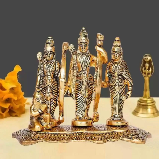 LARGE - RAM Darbar Statue Idol Murti Ayodhya - RAM Laxman Sita Hanuman ...