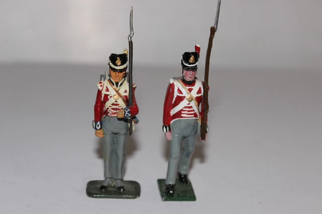 2 X LEAD/ Metal British Colonial Infantry Soldiers $10.00 - PicClick AU