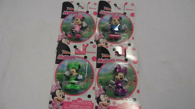 DISNEY JUNIOR MINNIE Mouse 2” Minnie pink Millie, Melody, minnie blue £ ...