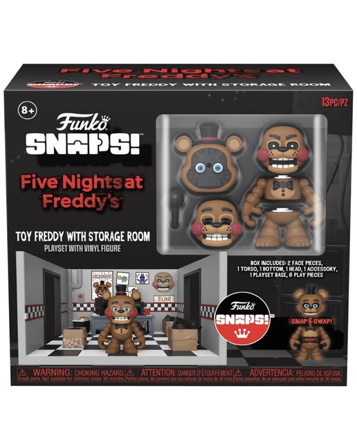 FUNKO SNAPS! FNAF Five Nights at Freddy’s Toy Freddy with Storage Room ...