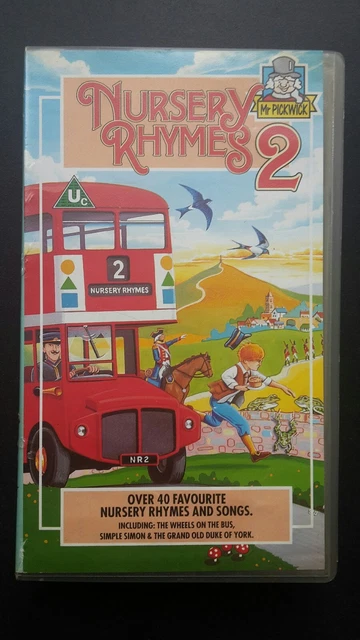 NURSERY RHYMES 2 - Mr Pickwick VHS Video UK 1990 £9.99 - PicClick UK