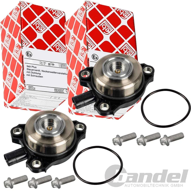 2X FEBI ZENTRALMAGNET NOCKENWELLENVERSTELLER passend für MERCEDES OM272 ...