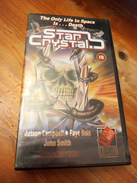 STAR CRYSTAL VHS 1985 Sci-Fi Horror Vintage Video Cassette Tape Clam ...