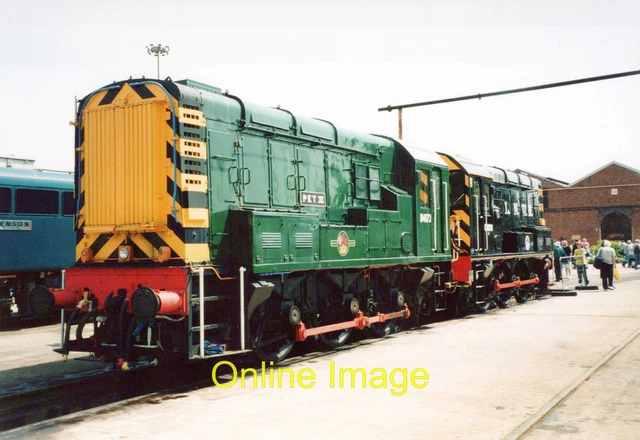 RAILWAY PHOTO 6X4 Class 08 08934 and 830 Doncaster Works Open Day 27/7 ...