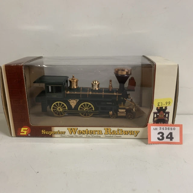 RARE VINTAGE SS 7501W Locomotive Train Engine Superior Western Railway ...