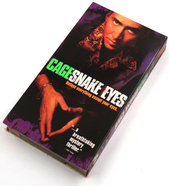 SNAKE EYES 1998 VHS Movie - Nicolas Cage $8.99 - PicClick CA