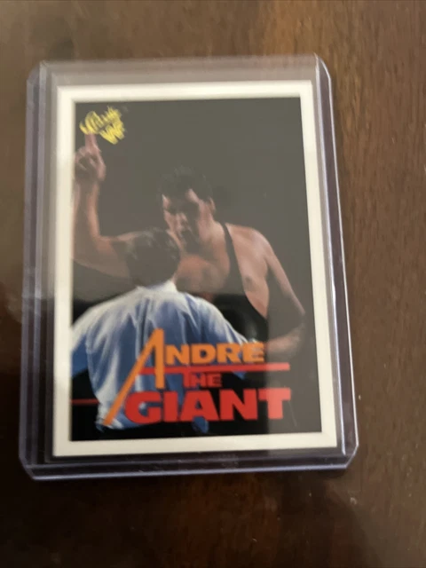 ANDRE THE GIANT 1990 Classic WWF Wrestling WWE Sports Card #16 PSA EUR ...