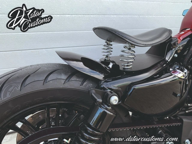 HARLEY DAVIDSON SPORTSTER Shorty Rear Fender - Carbon Fibre - Iron - 48 ...