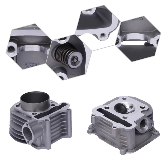 FOR GY6 150CC 200cc Big Bore Kit Set Cylinder Head Piston Gasket Set 61mm 170cc $93.04 - PicClick CA