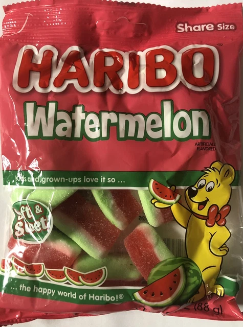 HARIBO WATERMELON GUMMY Candy (3.1 oz each) £7.39 - PicClick UK