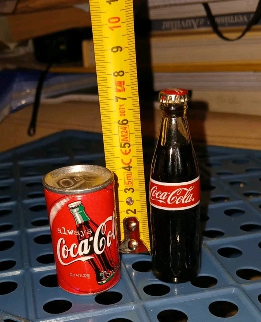 RARE COLLECTOR MINIATURE Canette et bouteille Coca Cola EUR 18,00 ...