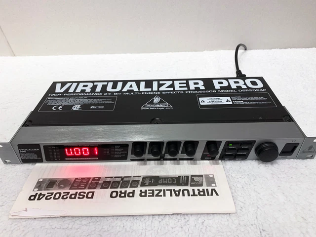 VIRTUALIZER PRO - 24-BIT Multi-Engine Effects Processor DSP2024P Behringer $195.00 - PicClick AU