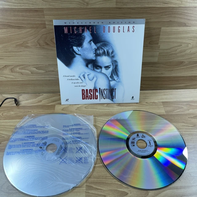 BASIC INSTINCT WIDESCREEN Laserdisc Sharon Stone Michael Douglas £8.31 ...