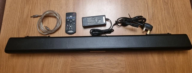 SHARP HT-SB200 BLACK Slim SRS WOW HD 2.1-Channel Home Theater Soundbar ...