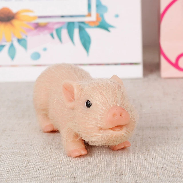 SILICONE PIG MINI Doll Piglet Full Body Reborn Baby Piglet Cute ...