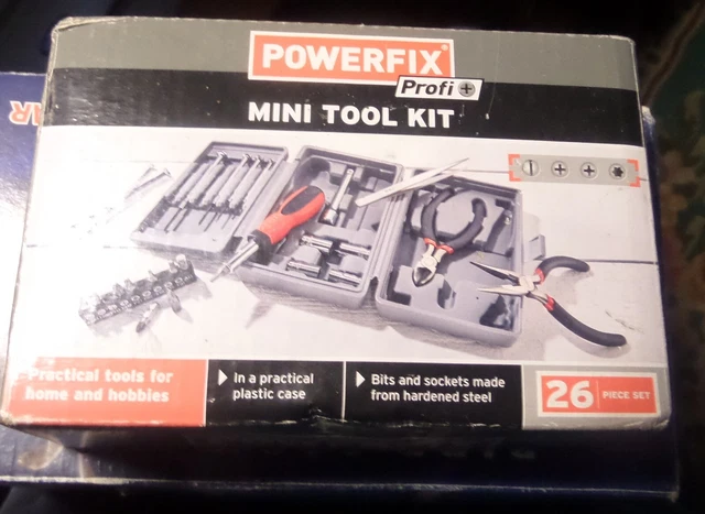 POWERFIX PROFI 26 Piece Mini Tool Kit (new boxed) £10.00 - PicClick UK