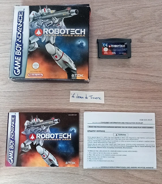 GAME BOY ADVANCE - ROBOTECH THE MACROSS SAGA - COMPLET RARE VERSION EUR ...