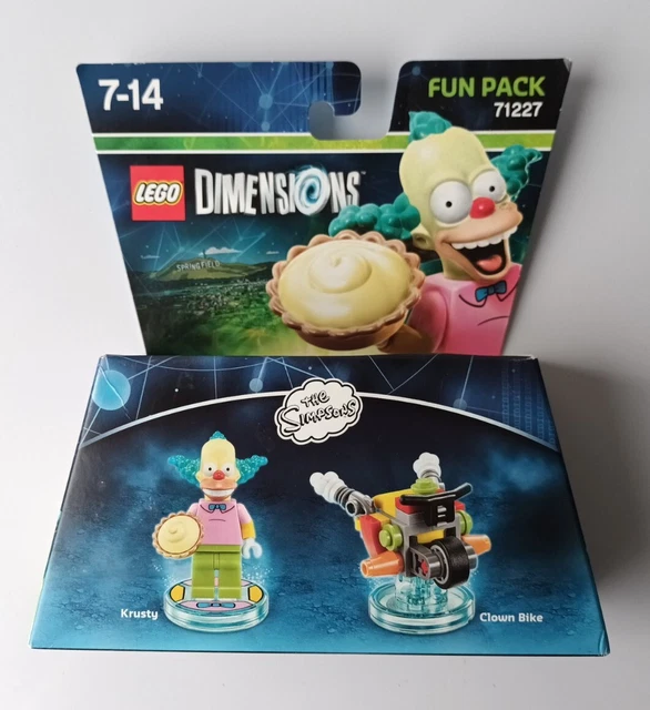 LEGO 71227 THE Simpsons Dimensions Fun Pack 38 Pcs Krusty Clown Bike ...