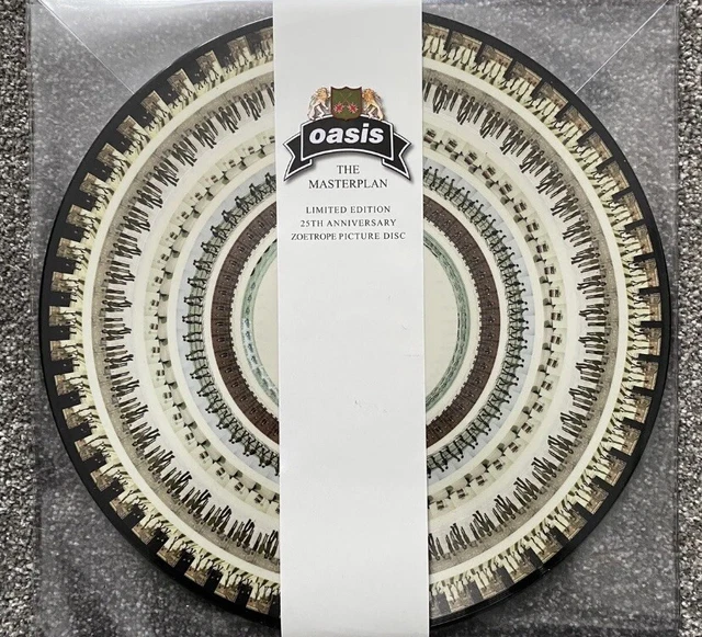OASIS -THE MASTERPLAN Limited Edition 25th Anniversary Zoetrope Picture ...