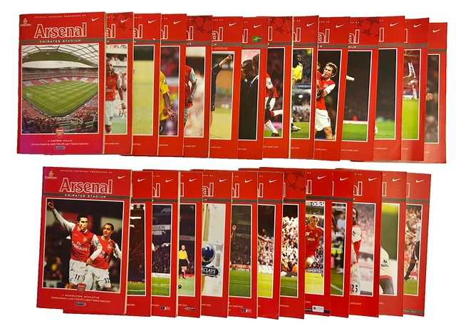 27 X ARSENAL Home Programmes - Season 2006-07 - All listed and pictured ...