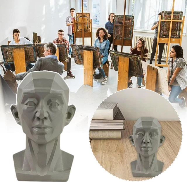 PLANAR HEAD MODEL For Artists Learn Planes of Face, Model~ Human Head ...