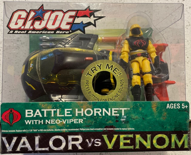 GI JOE VALOR vs Venom Cobra Battle Hornet Submarine with Neo Viper Very ...