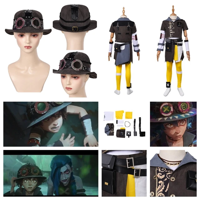 ISHA KIDS ARCANE: League of Legends Cosplay Costume+Hat Halloween ...