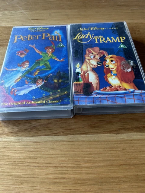 PETER PAN/LADY AND The Tramp Walt Disney's The Classics VHS £10.00 ...