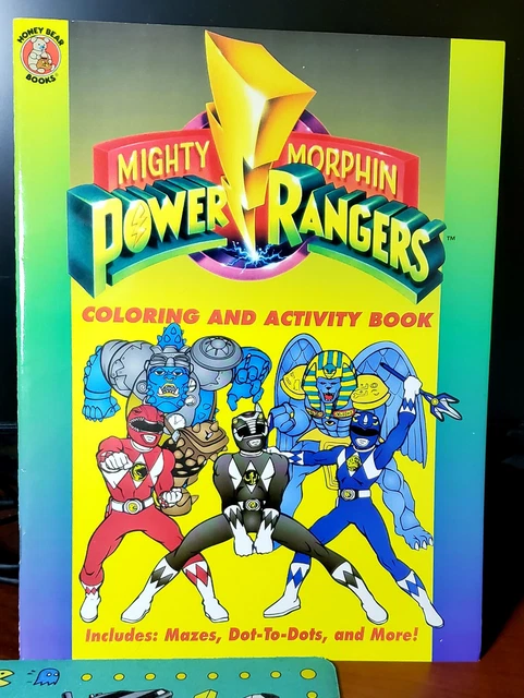 POWER RANGERS MIGHTY Morphin Coloring and Activity Vintage Books (5 ...