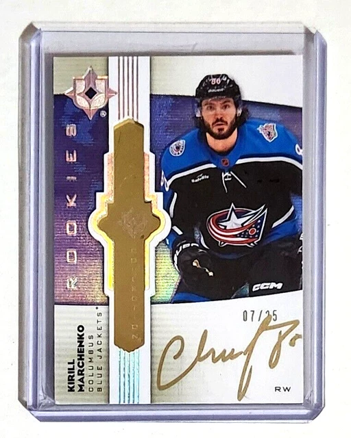 2022-23 ULTIME COLLECTION Kirill Marchenko Ultimate Emblèmes Rookie ...