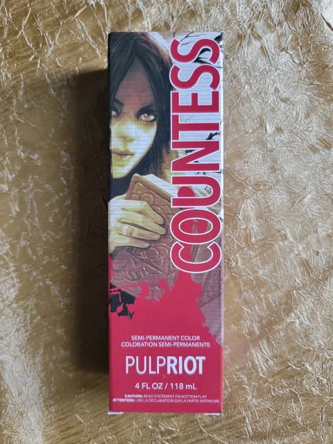 PULP RIOT SEMI-PERMANENT Hair Color: COUNTESS (Crimson Red) | 4oz | New ...