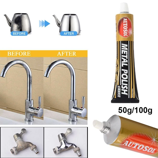 TAPS CLEANER RUST Remover Metal Polish Solve Paste Stainless Steel ...