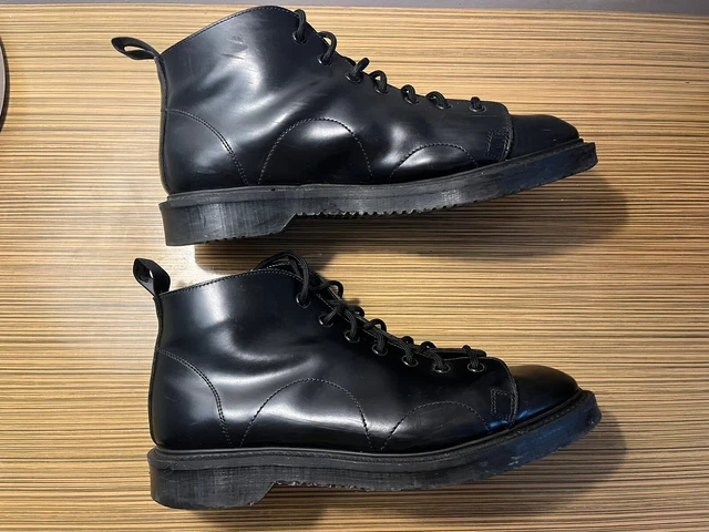 FRED PERRY X George Fox Leather Monkey Boot £60.00 - PicClick UK