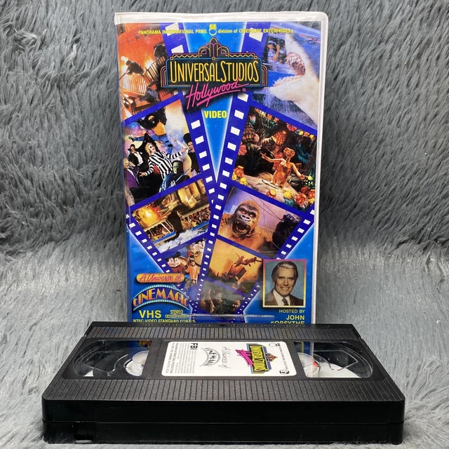 UNIVERSAL STUDIOS HOLLYWOOD Video VHS Tape A Universe Of Cinematic John ...