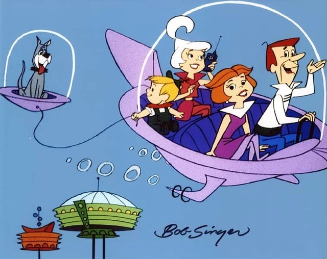 BOB SINGER SIGNED 8x10 PHOTO FLINTSTONES SCOOBY DOO JETSONS ANIMATOR ...