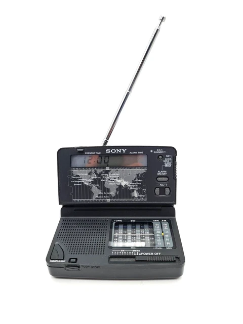 SONY ICF-SW12 WORLD Receiver Radio 11 Band Ricevitore FM SW 1-9 MW ...