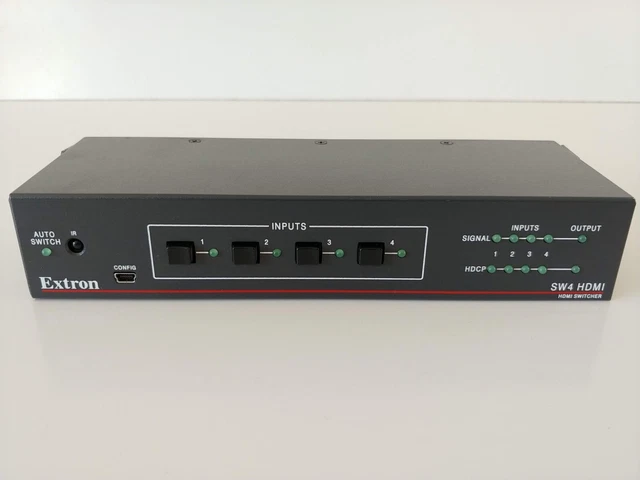 EXTRON SW4 HDMI - 4 Input HDMI Switcher (60-841-02) w/ AC Adapter $71. ...