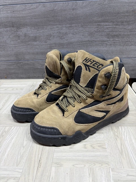 VINTAGE HI TEC Suede Leather Hiking Boots Lace Up Mid Cascade Men 10 £ ...