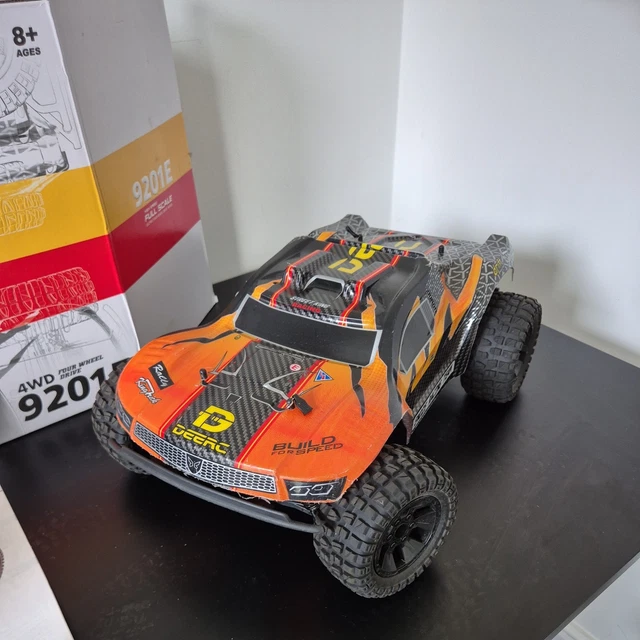 DEERC 9201E 1/10 Remote Control Car 4WD Off Road 48km/h RC Monster ...