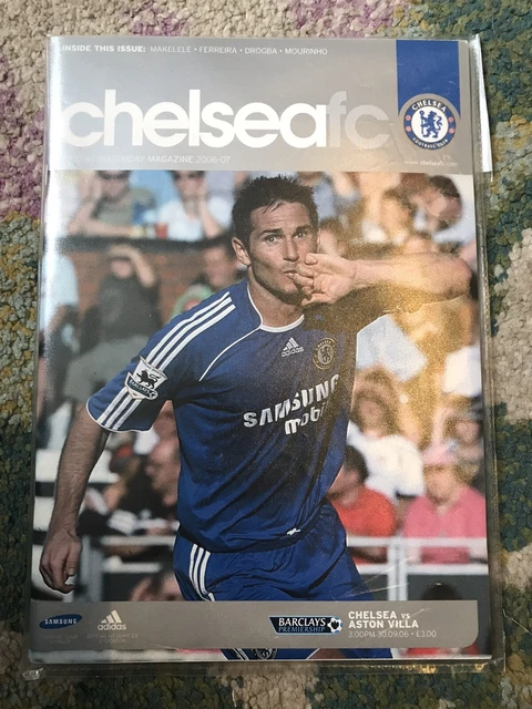 CHELSEA V ASTON Villa 06/07 Season Matchday Programme £4.99 - PicClick UK