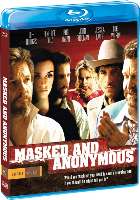 MASKED AND ANONYMOUS (Blu-ray) Jeff Bridges Penelope Cruz Bob Dylan John Goodman EUR 31,25 ...