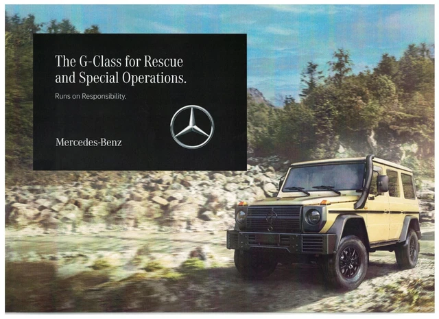 MERCEDES G-CLASS MILITARY VEHICLES 2022 4x4 G-WAGEN WOLF BROCHURE ...