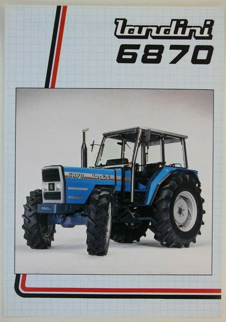 PROSPECTUS TRACTOR BROCHURE LANDINI 7880 tractor tractor tractor ...