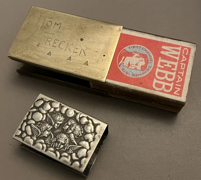 OLD VESTA / Match Cases x 2 + Captain Webb Matchbox ! £14.99 - PicClick UK