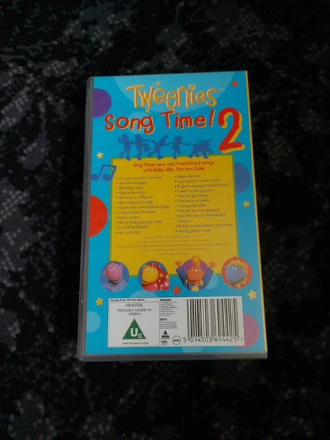 CBEEBIES THE TWEENIES Vintage Retro Vhs Tapes X3 Lets Play Song Time 1 ...