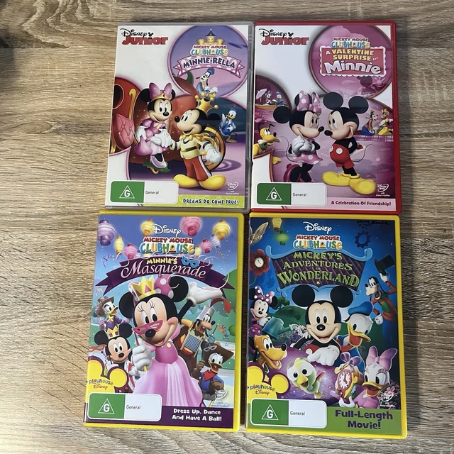 Disney Nick Jr Mickey Mouse Clubhouse X 4 Dvd Bundle Minnie Mouse 1637
