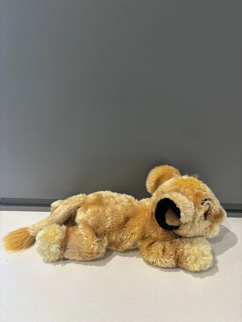 DISNEY STORE AUTHENTIC Stamped Lion King Baby Simba Cub Furry Plush Toy ...