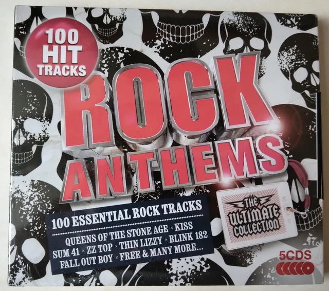 ROCK ANTHEMS THE Ultimate Collection 100 Hit Tracks CD (5 Discs) New ...