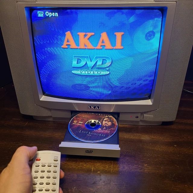 13& TV / DVD Combo & Remote AV IN/OUT (Tested) VINTAGE Retro Gaming CRT ...